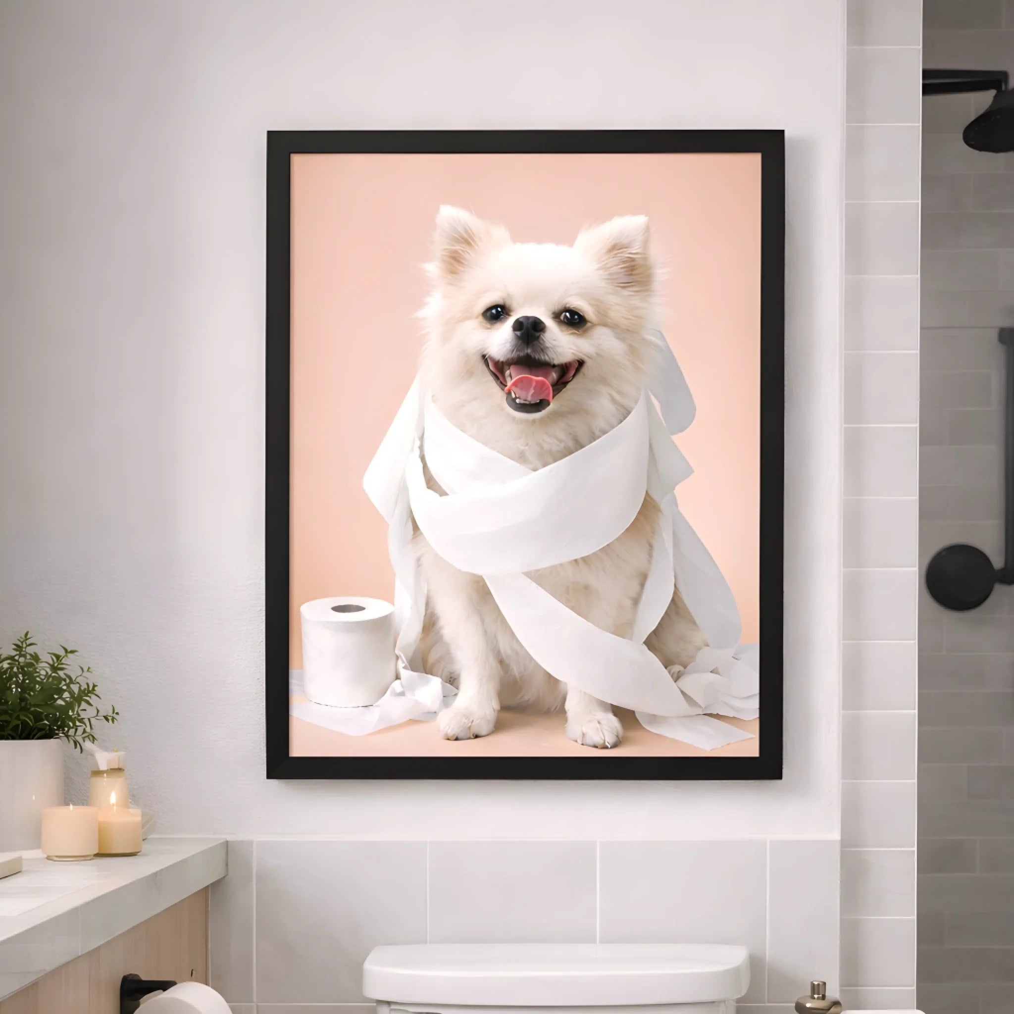 Bathroom Bandit - Personalized Poster – MyPetMoment